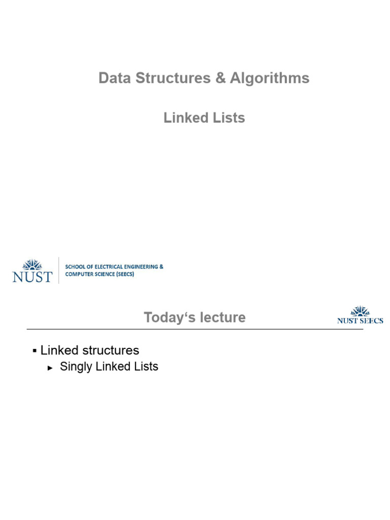04 - LinkedLists | PDF | Pointer (Computer Programming) | Software Development
