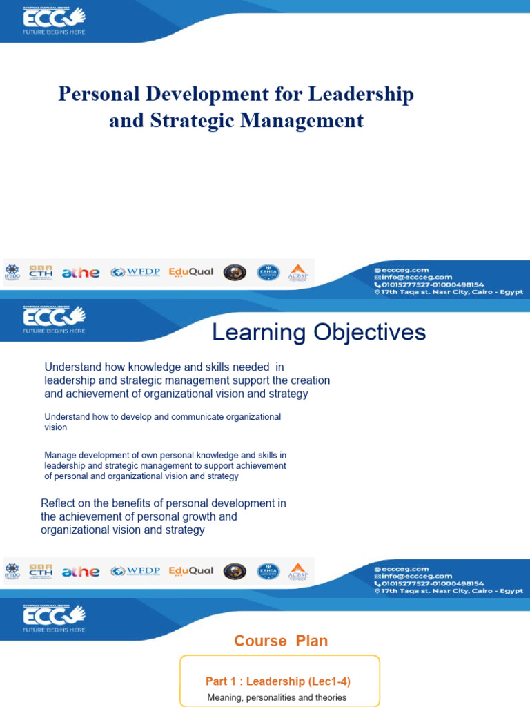 Lec 1-Ch 1 | Download Free PDF | Leadership | Strategic Management