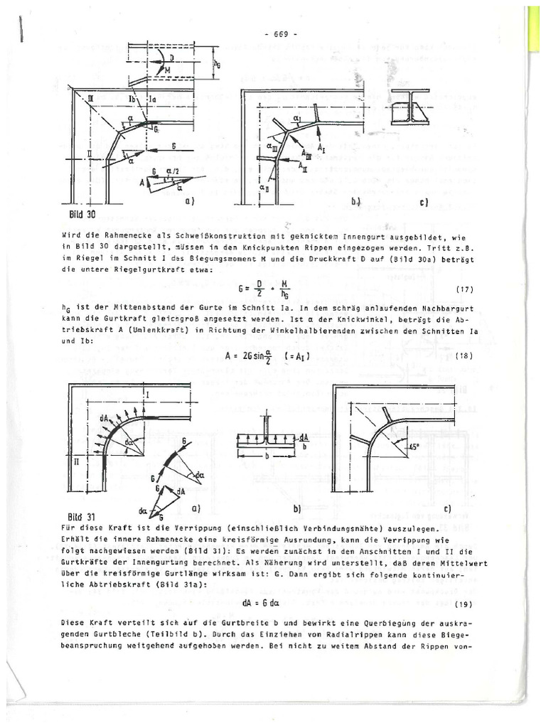 Design of Frame Corner - Petersen Stahlbau | PDF