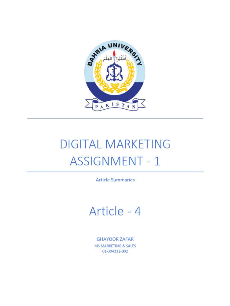 Article 4 | PDF | Online Shopping | Brand