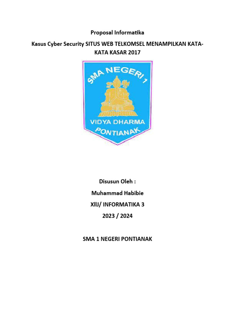 Proposal Informatika Habibie 2 3 | PDF