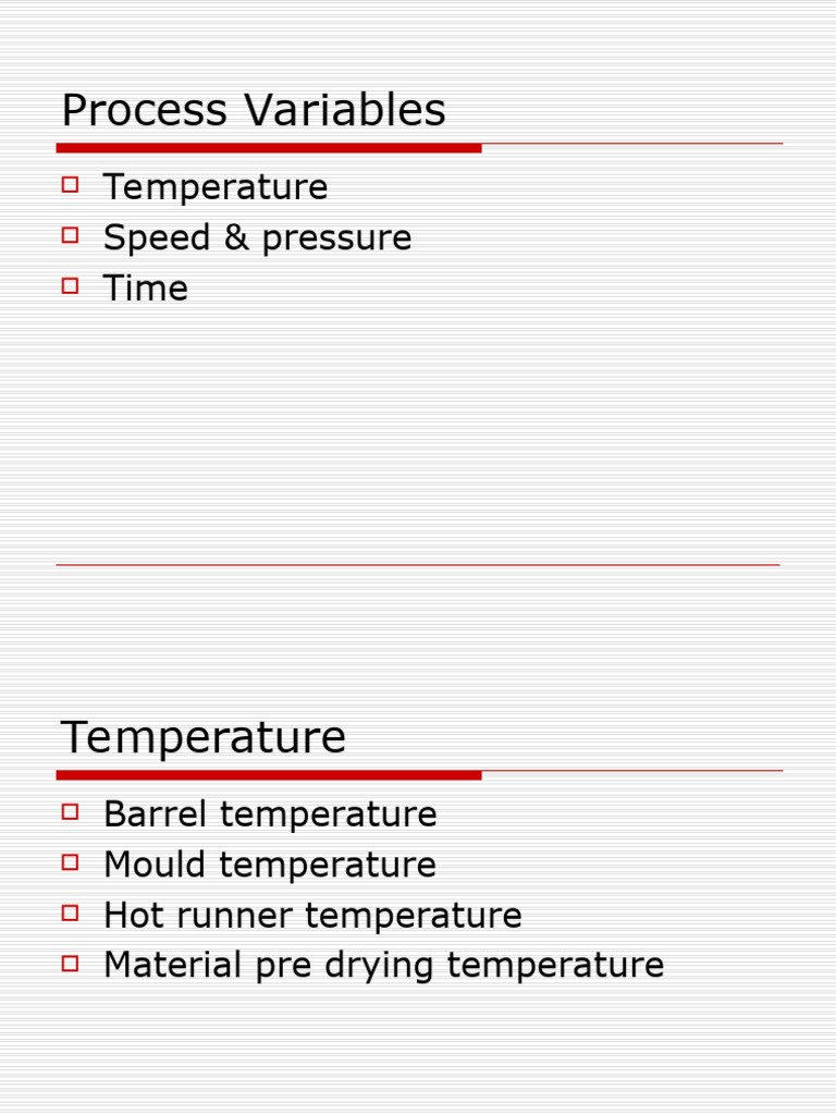 Process Variables & Trouble Shooting | Download Free PDF | Industrial ...