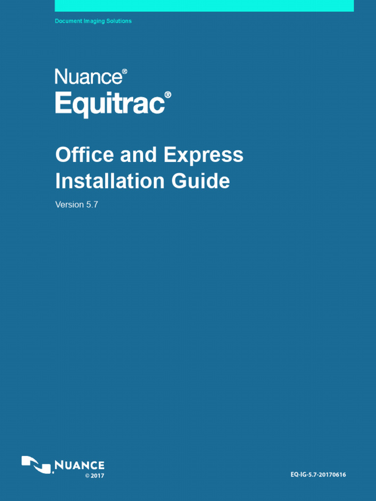 Equitrac - Installation Guide | PDF | Computer Network | Microsoft Windows