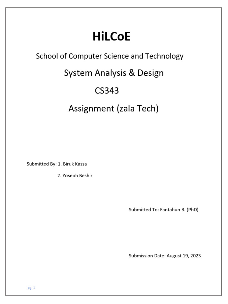 CS343 Zalatech Paper | PDF | Databases | Server (Computing)