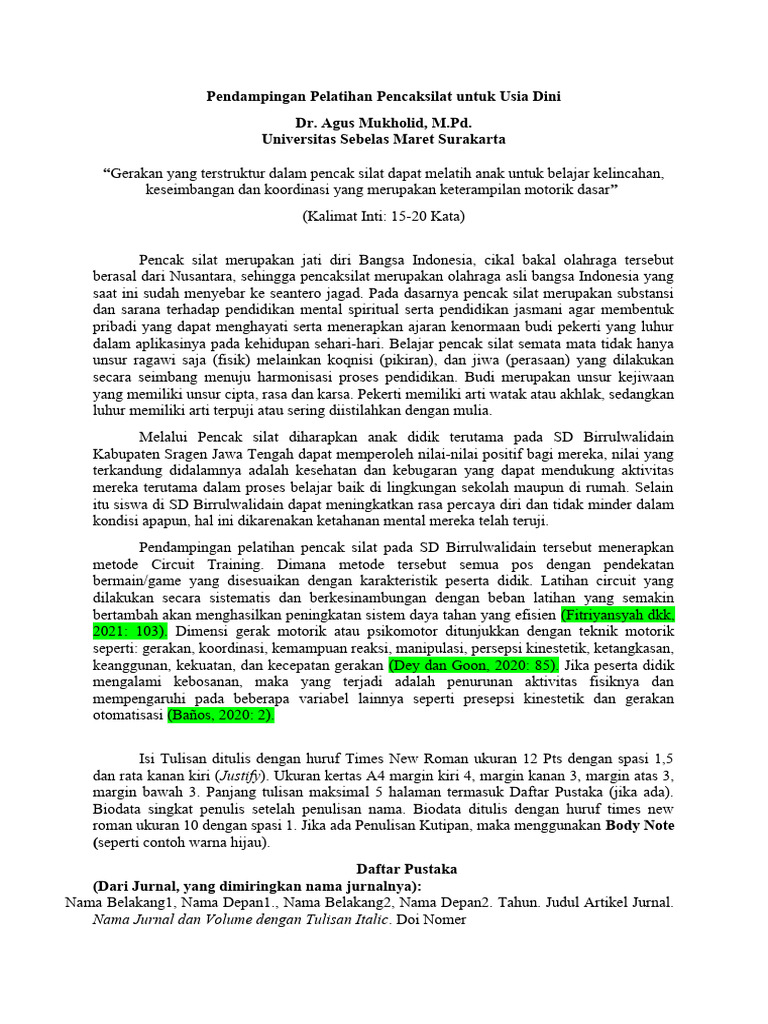 Contoh Bunga Rampai | PDF