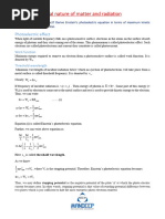 Modern Physics Formula Sheet | PDF | Electron | Atomic Nucleus