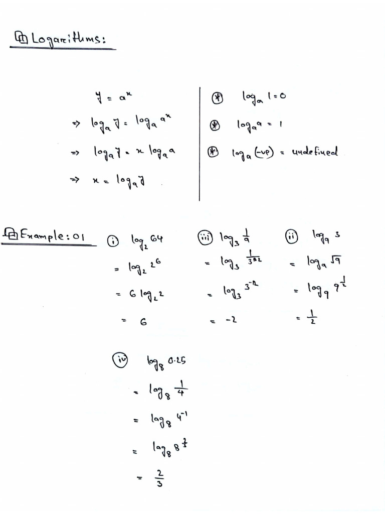 Logarithm | PDF