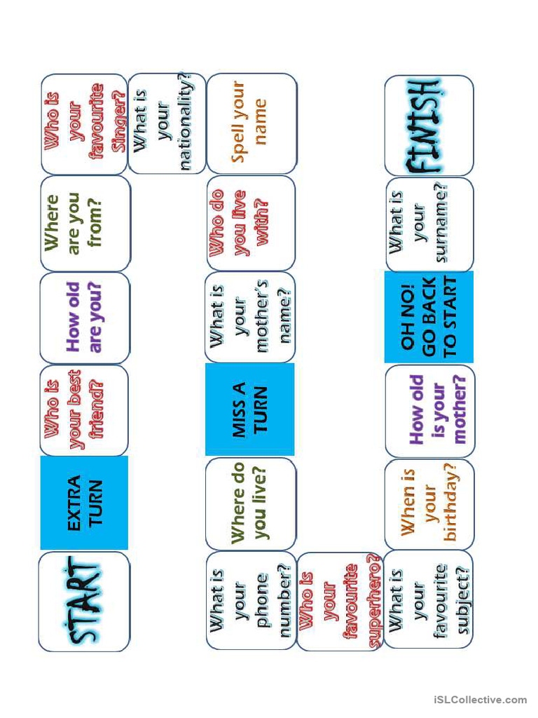 Personal Information - Board Game - New | PDF