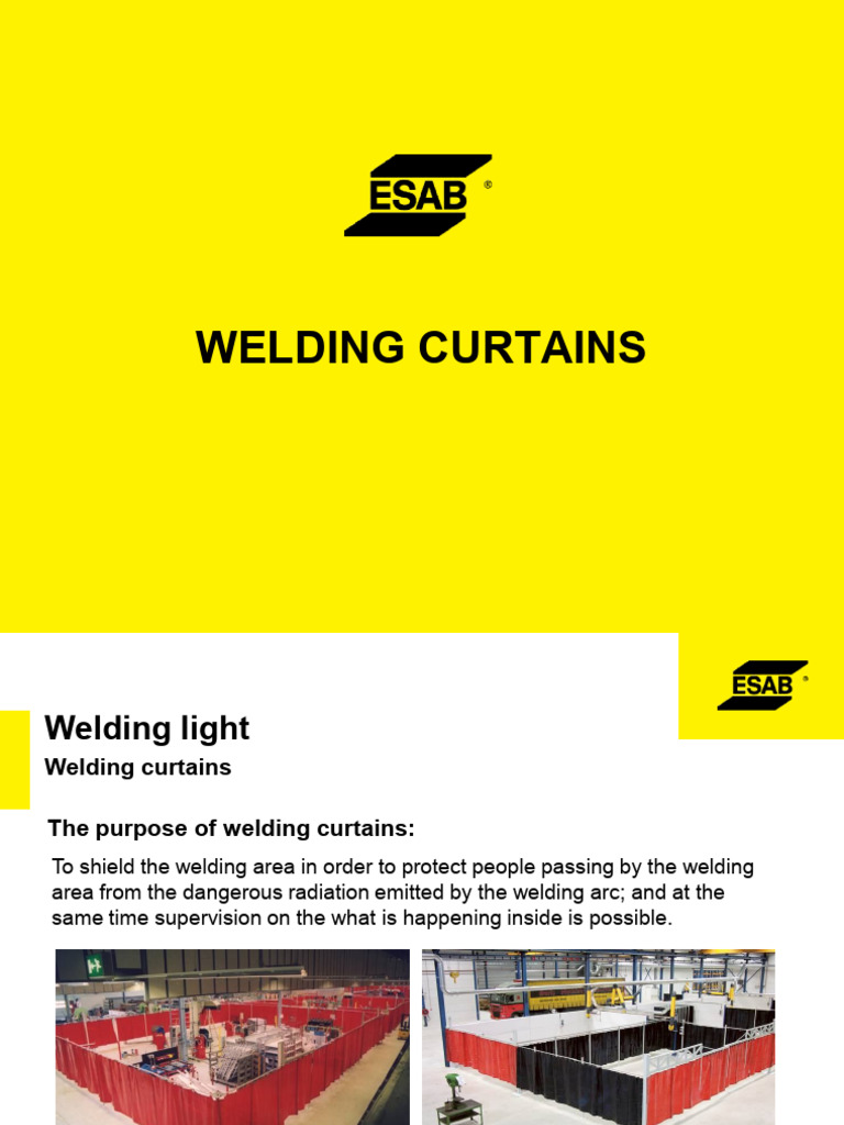Esab Welding Curtains | PDF | Welding | Construction