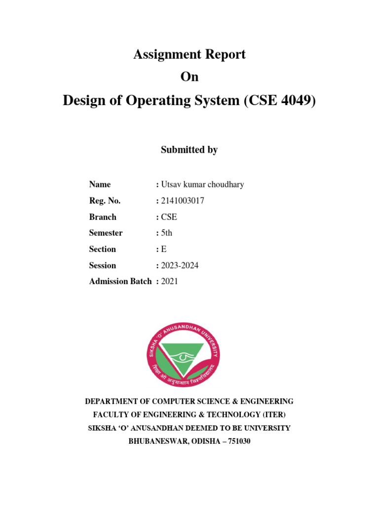 DOS Assignment 01 | PDF | Computer File | Computer Engineering DOS Assignment 01 | PDF | Computer File | Computer Engineering