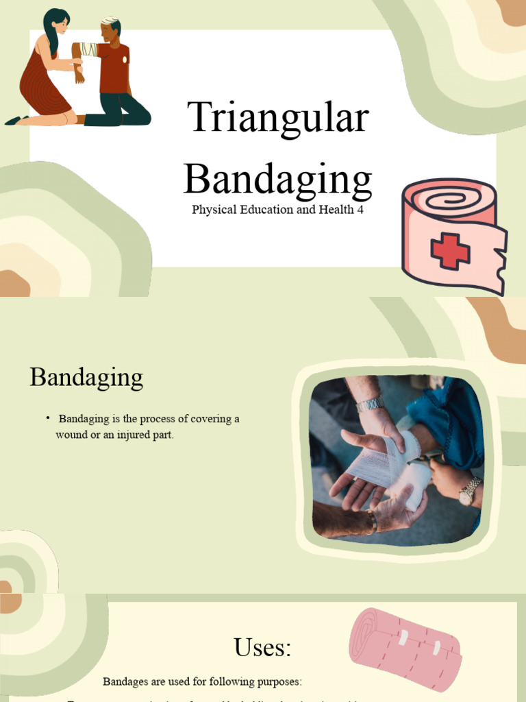 Triangular Bandaging | PDF | Elbow | Musculoskeletal System