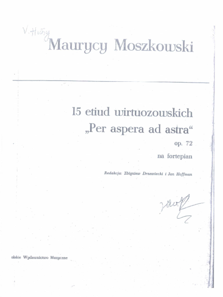 Moszkowski Etudes Op 72 | PDF