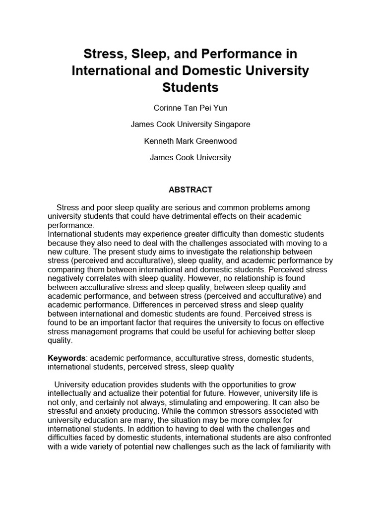 Research RRL | PDF | Sleep | Psychology