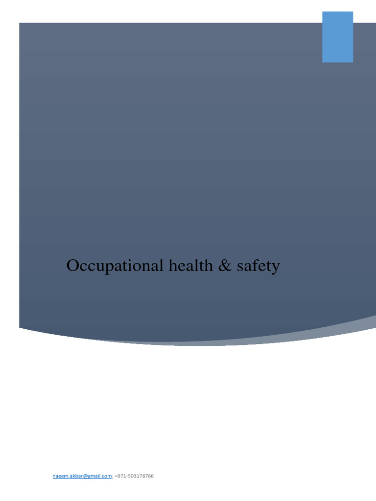 HSE Knowledge | PDF | Occupational Safety And Health | Safety