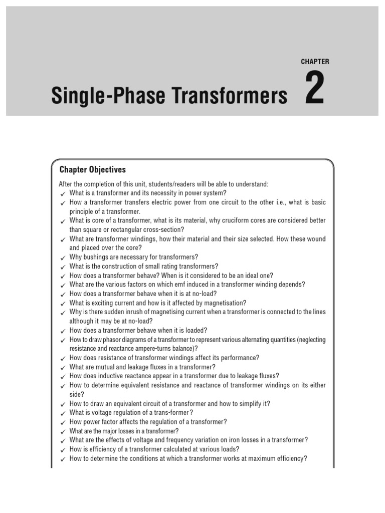 Electrical Machines Book | PDF | Transformer | Alternating Current