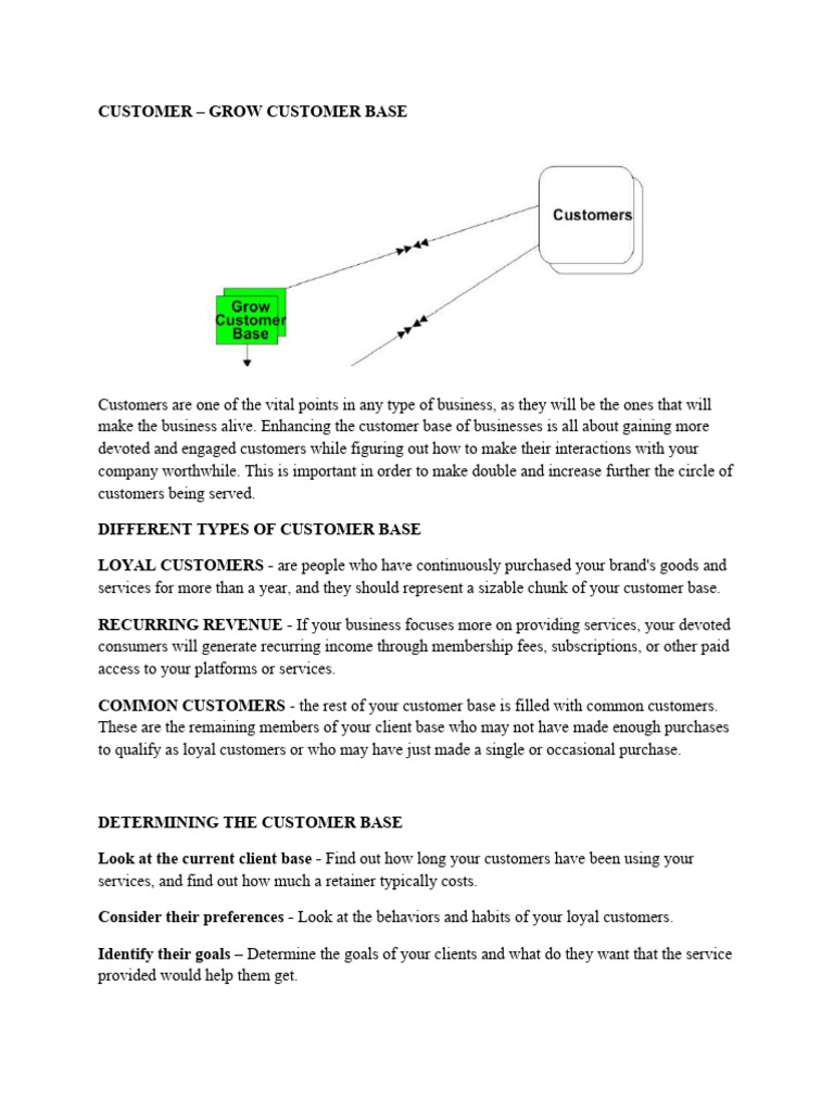 Customer Grow Customer Base | PDF | Customer | Brand