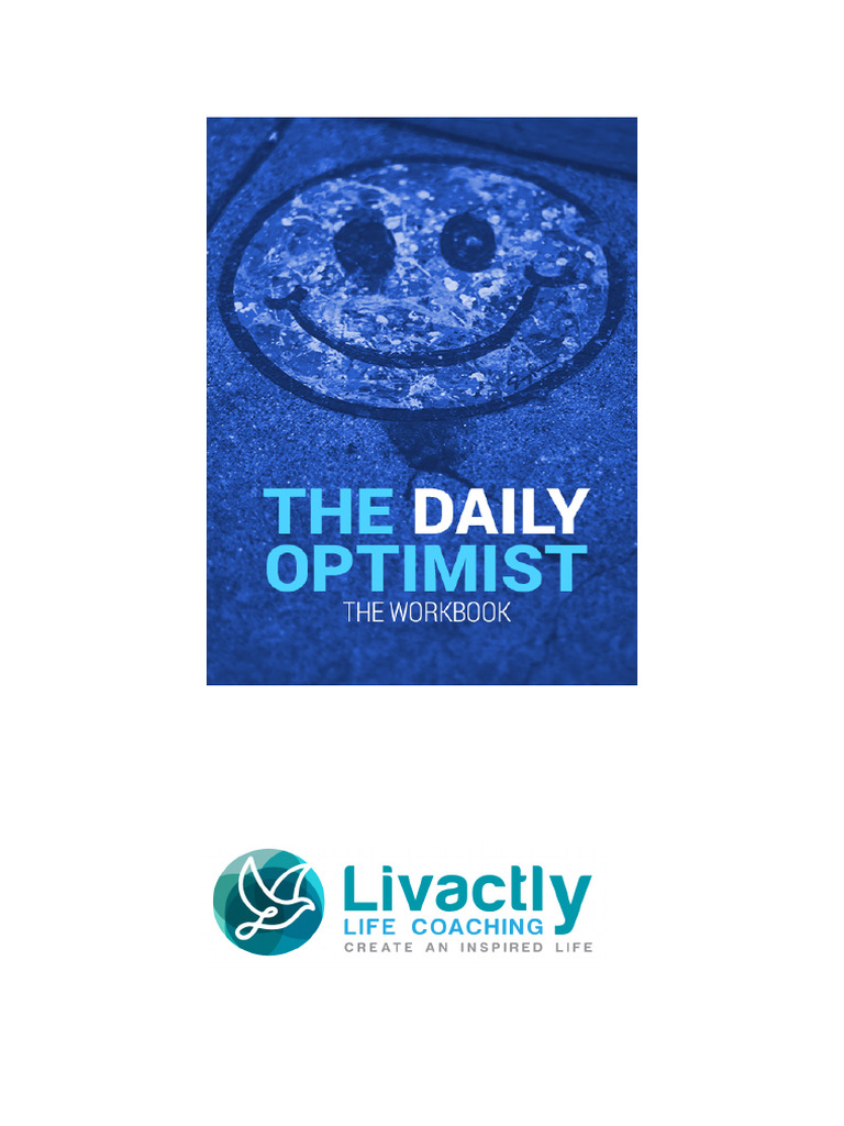 Daily Optimist WorkBook Fillable | PDF | Thought | Psychological Concepts