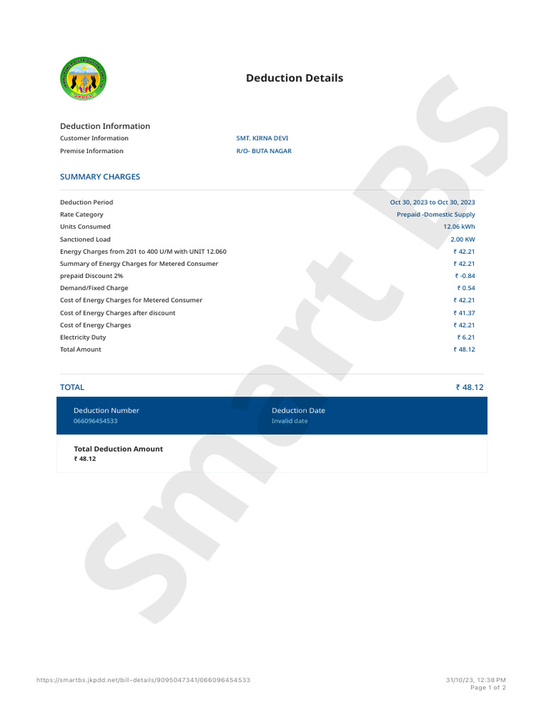 Power Development Department, Jammu and Kashmir | PDF | Sustainable ...