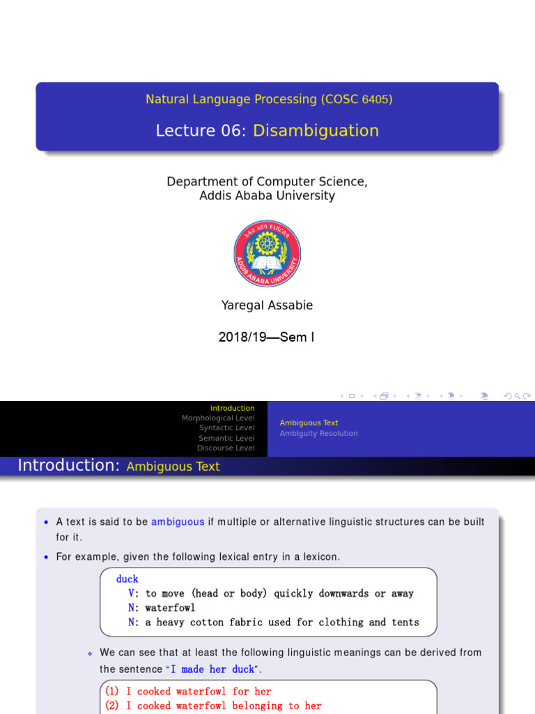Lecture 06 | PDF | Ambiguity | Parsing