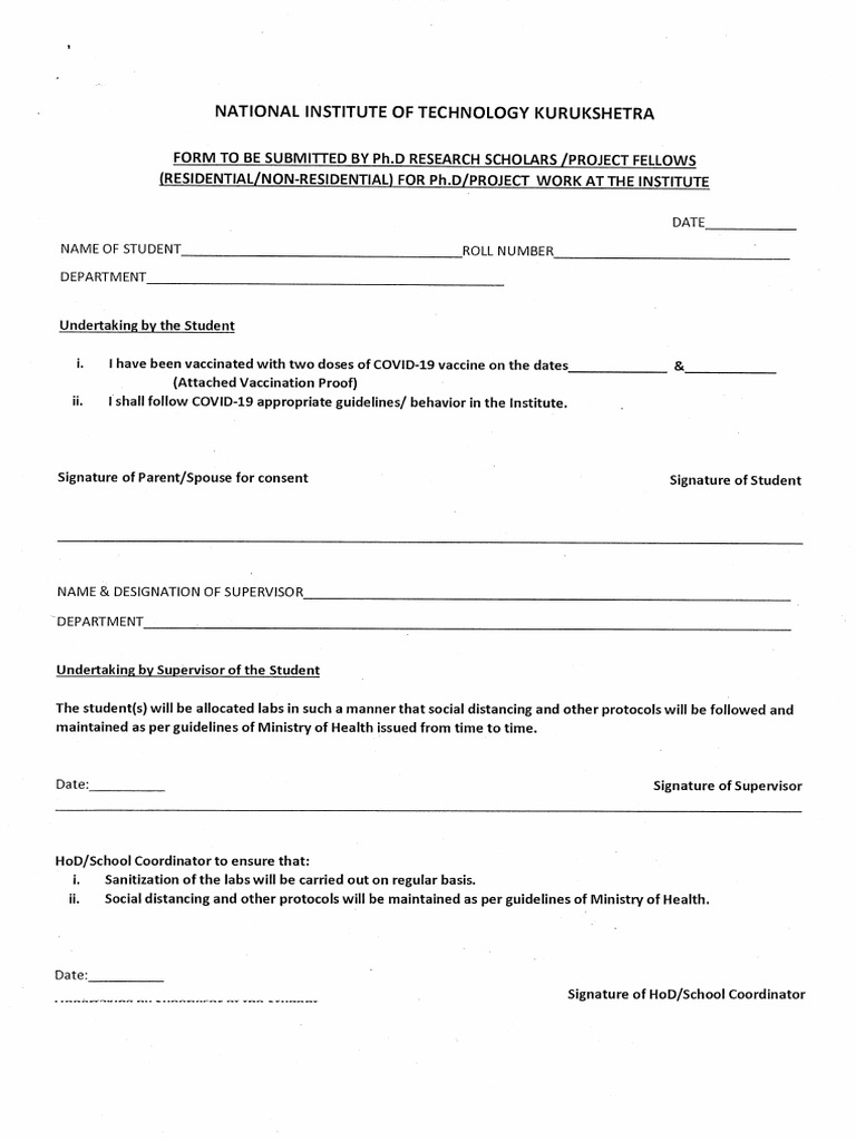 Openning Notification PHD Scholar | PDF