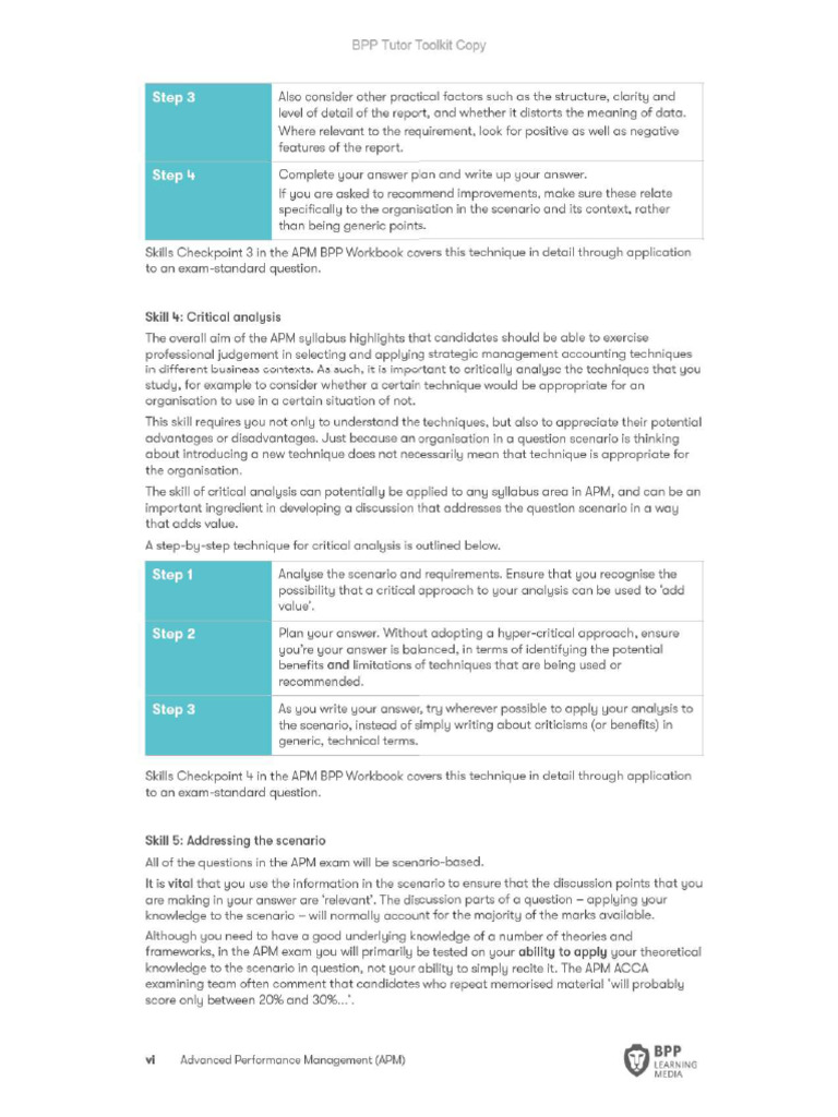 Guide To Answering ACCA Qs - Part 1 | PDF