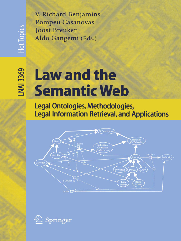 Law and The Semantic Web 2005 | PDF | Resource Description Framework | Semantic Web