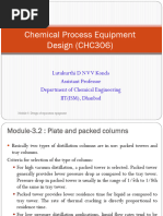 Sieve Tray Design for Distillation Columns | PDF | Liquids | Pressure