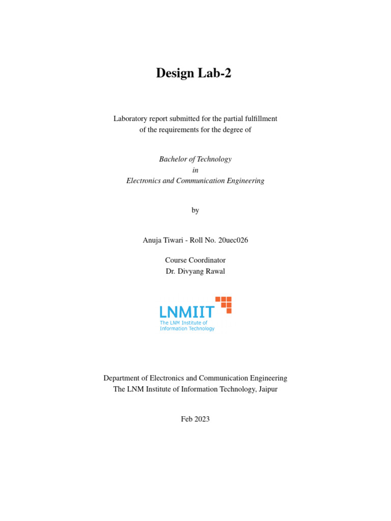 20uec026 - Ex1 - dl2 (2) - ANUJA TIWARI | PDF | Computer Data | Telecommunications Engineering
