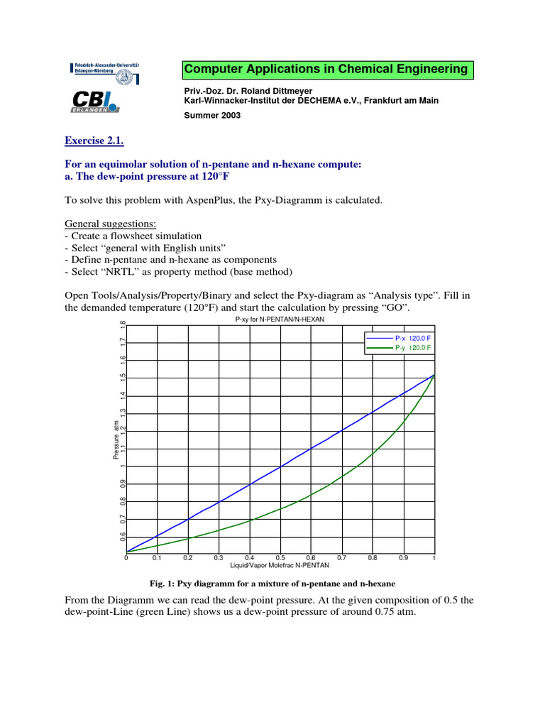 Exercise 2 1 | PDF | Vapor | Statistical Mechanics