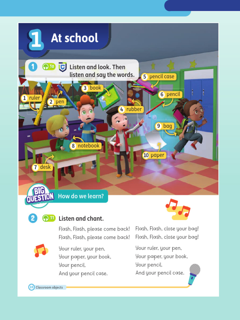 SuperMinds1 Teachers-Book Unit1 | PDF | Classroom | Phonics