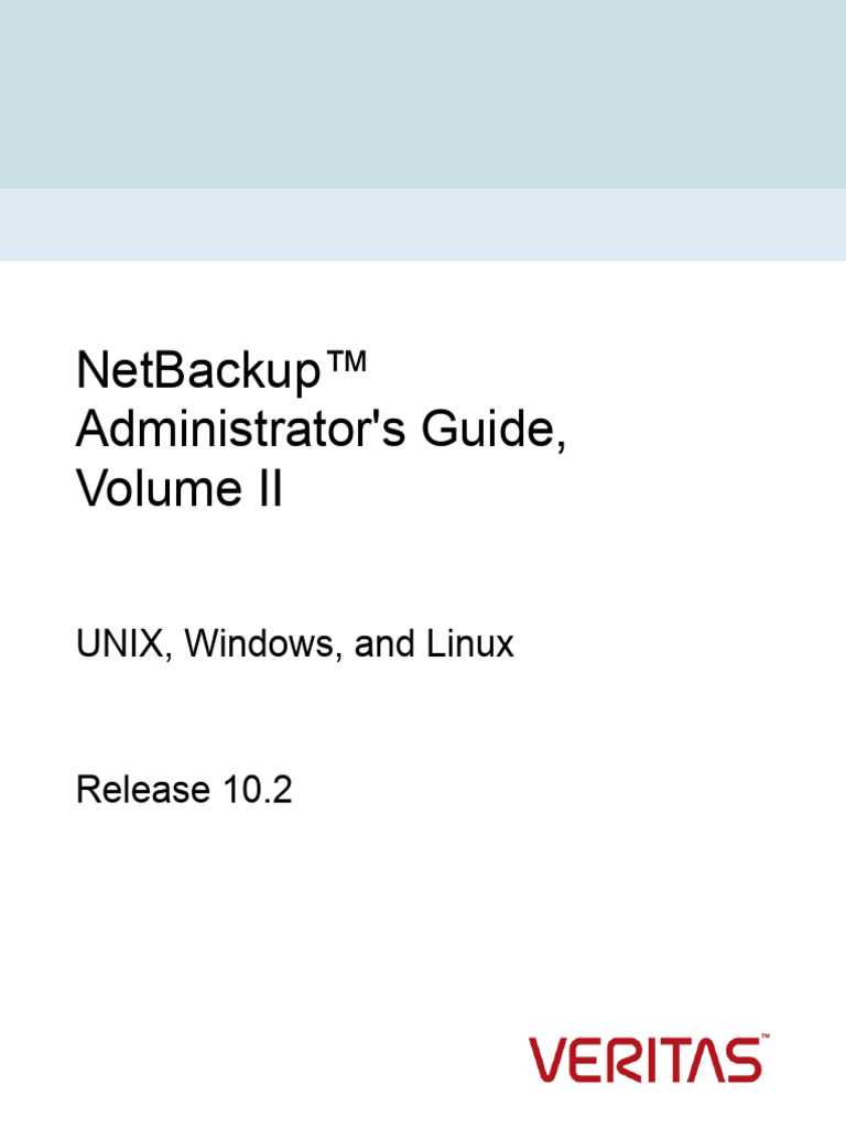 NetBackup102 AdminGuideII Server | Download Free PDF | Backup ...