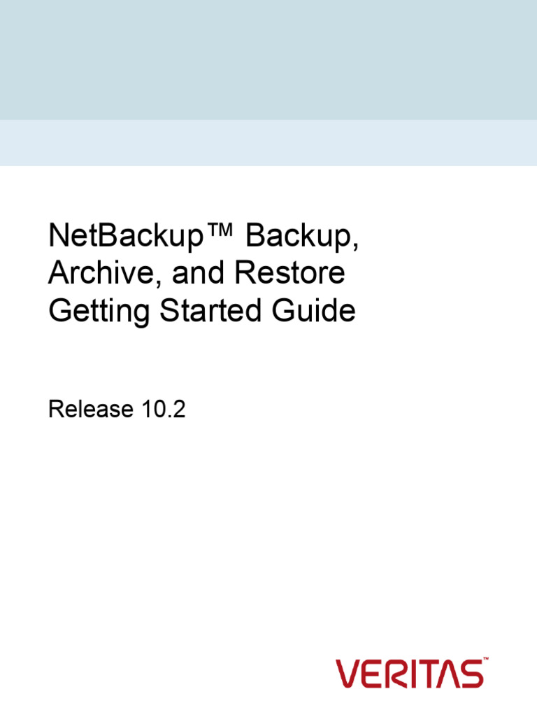 NetBackup102 BAR GS Guide | PDF | Computer File | Directory (Computing)