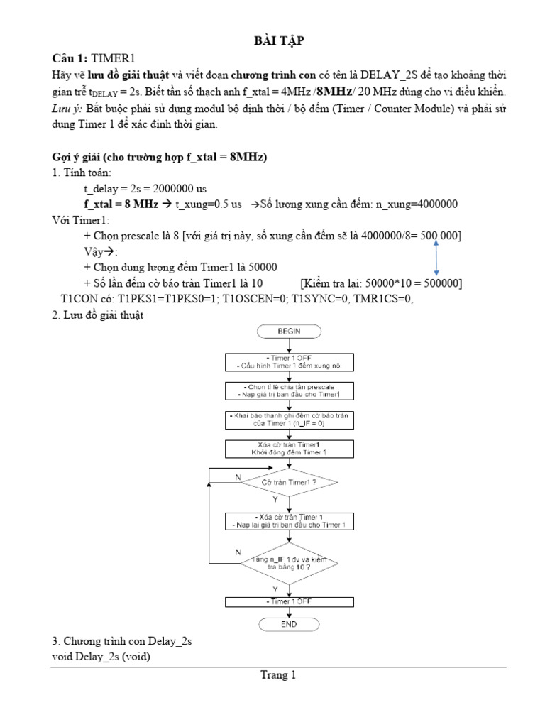 Gưi Bài Mẫu Timer1 Delay And Counter Pdf 