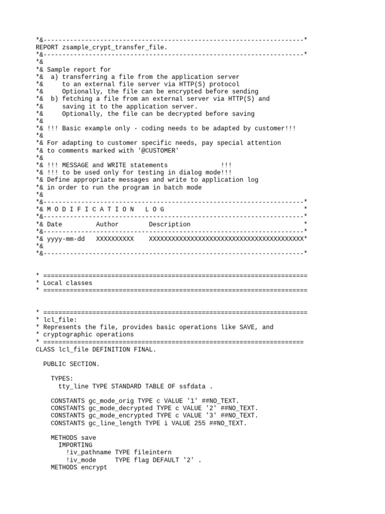 Zsample Crypt Transfer File | PDF | Computer File | String (Computer ... Zsample Crypt Transfer File | PDF | Computer File | String (Computer ...