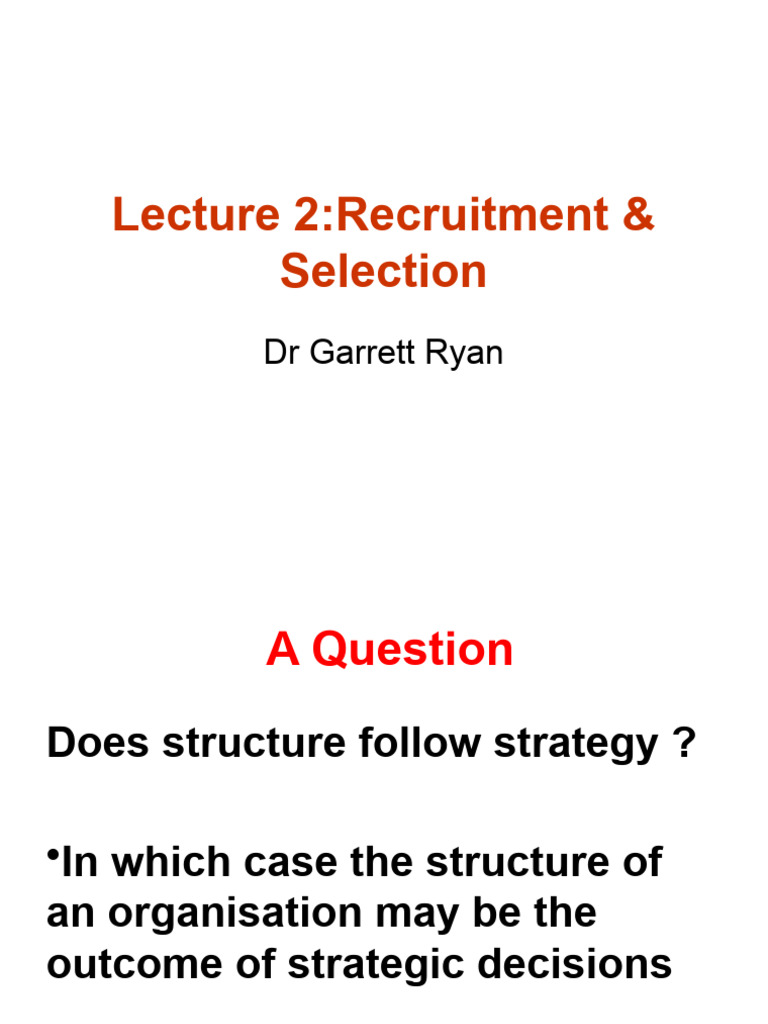 SHRM Recrutiment and Selection | PDF | Recruitment | Validity (Statistics)