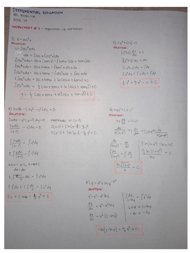 Bo-Bsee 2a - Worksheet2 | PDF