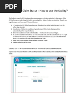 EPFO Claim Status Tracking Guide | PDF