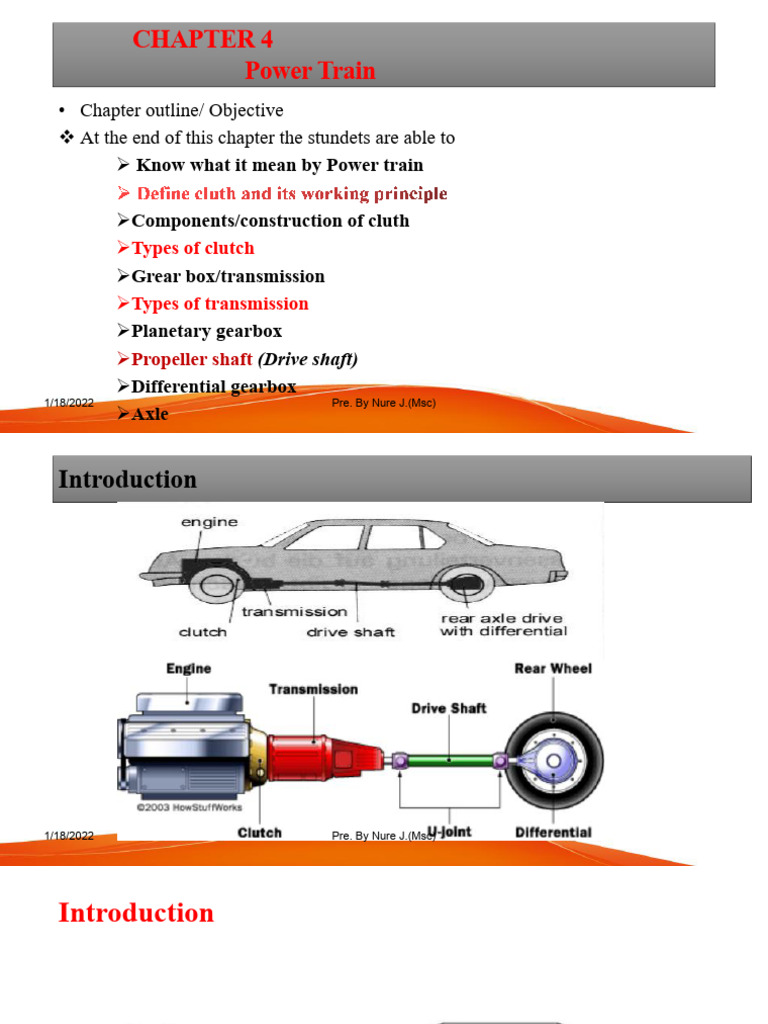 CHAPTER 4. Power Train | PDF | Manual Transmission | Axle