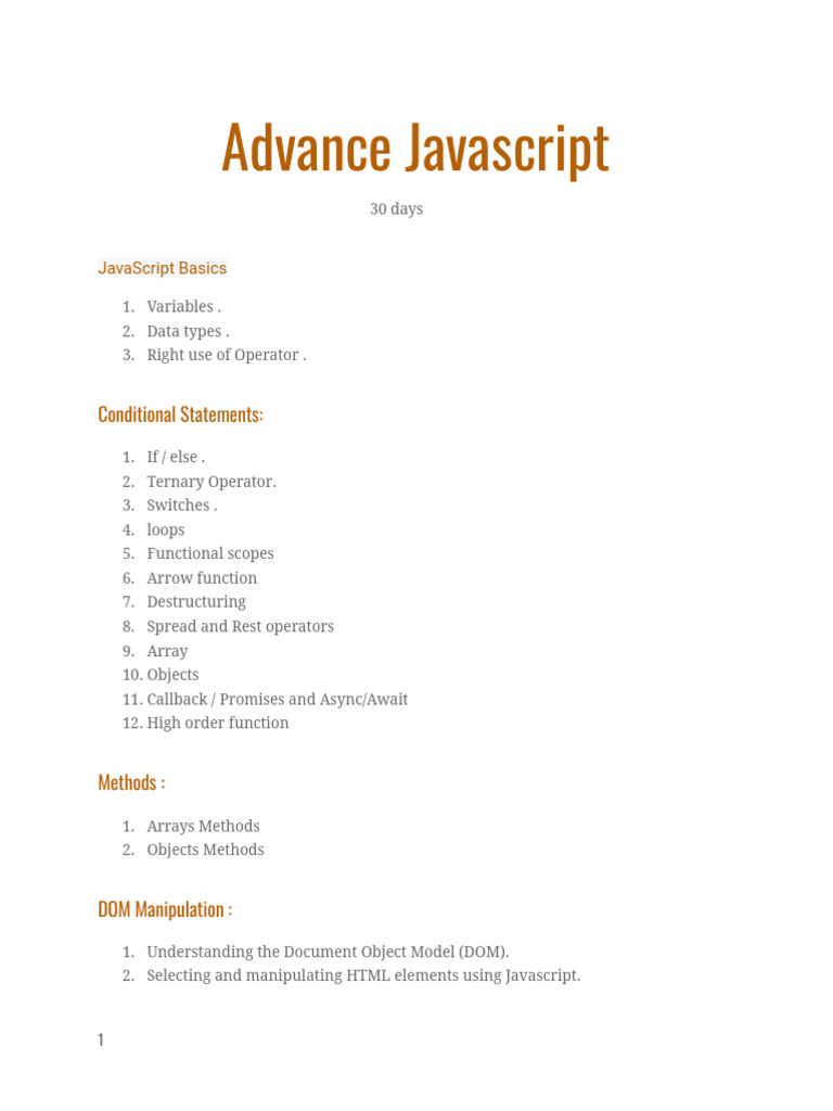 Advance Js | PDF