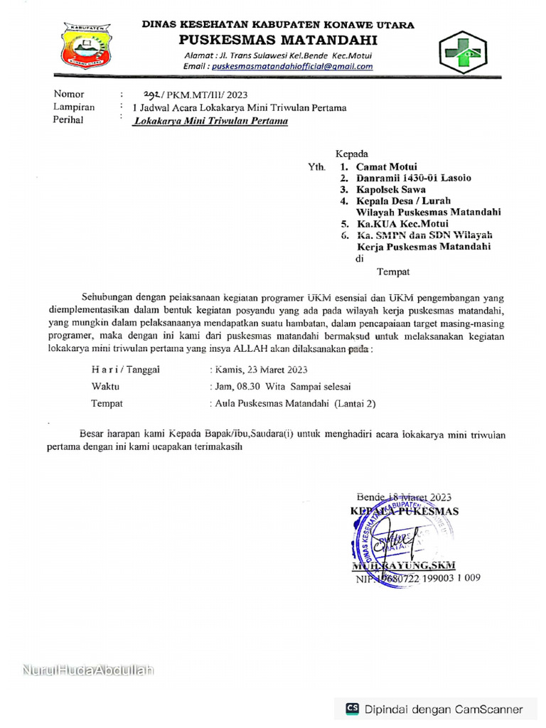 Notulen Rapat Kerjasama | PDF Notulen Rapat Kerjasama | PDF