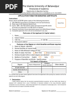 Study Certificate Format | PDF