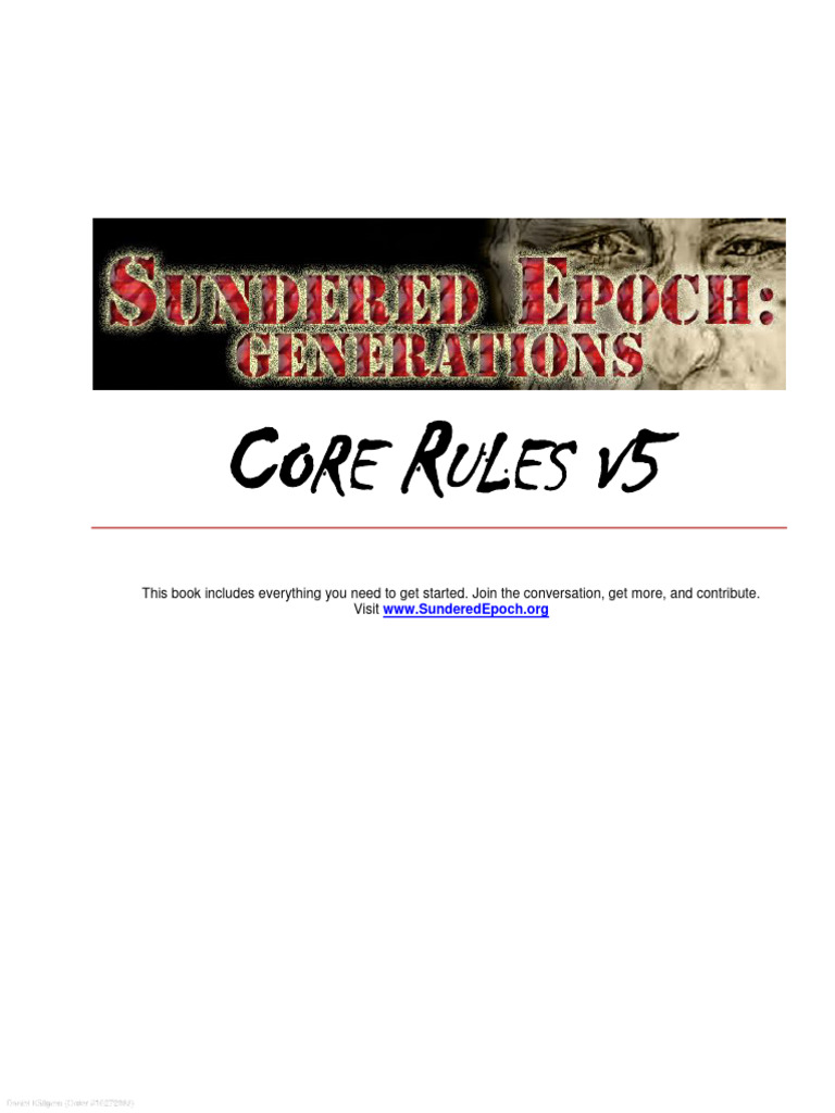 SEG - Core Rules 50 | PDF
