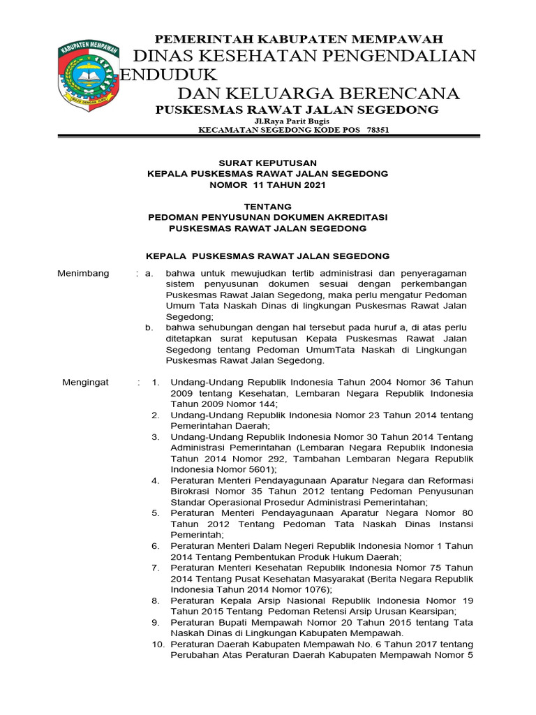 Contoh Format SK Betul | PDF