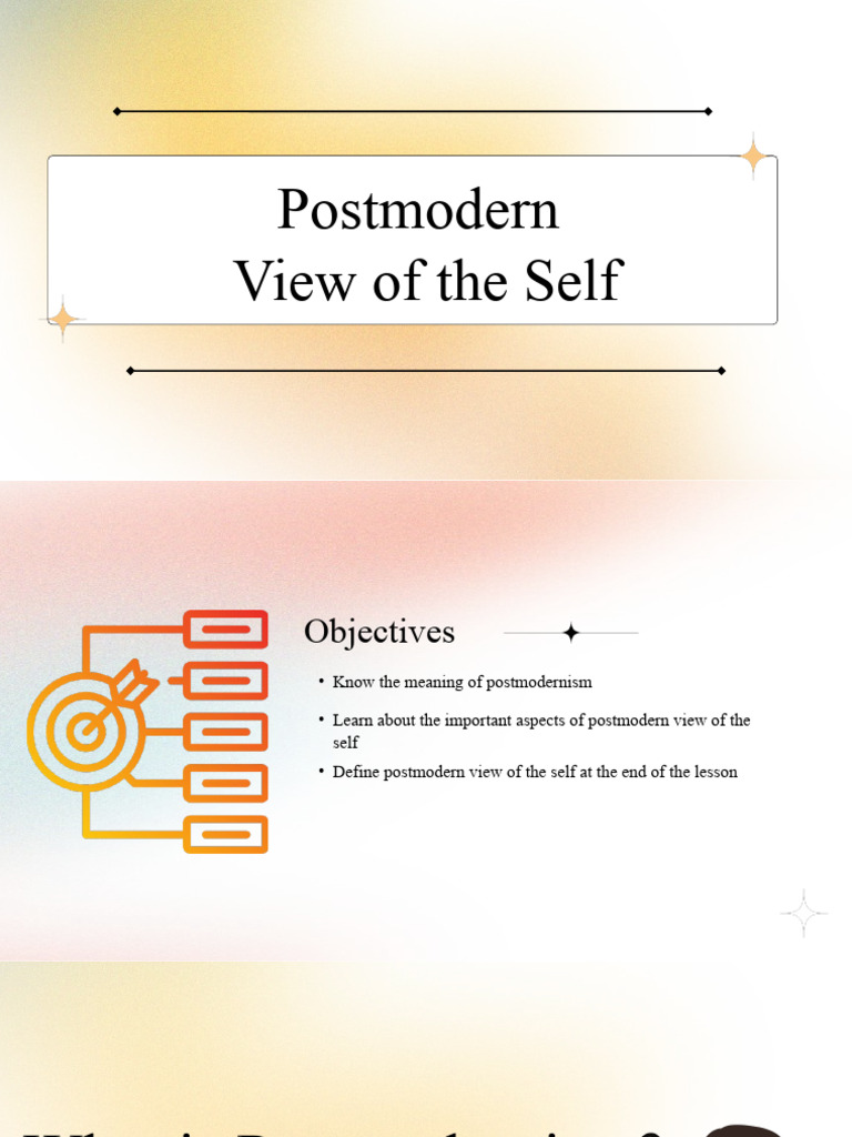 Uts Postmodern View of The Self | PDF