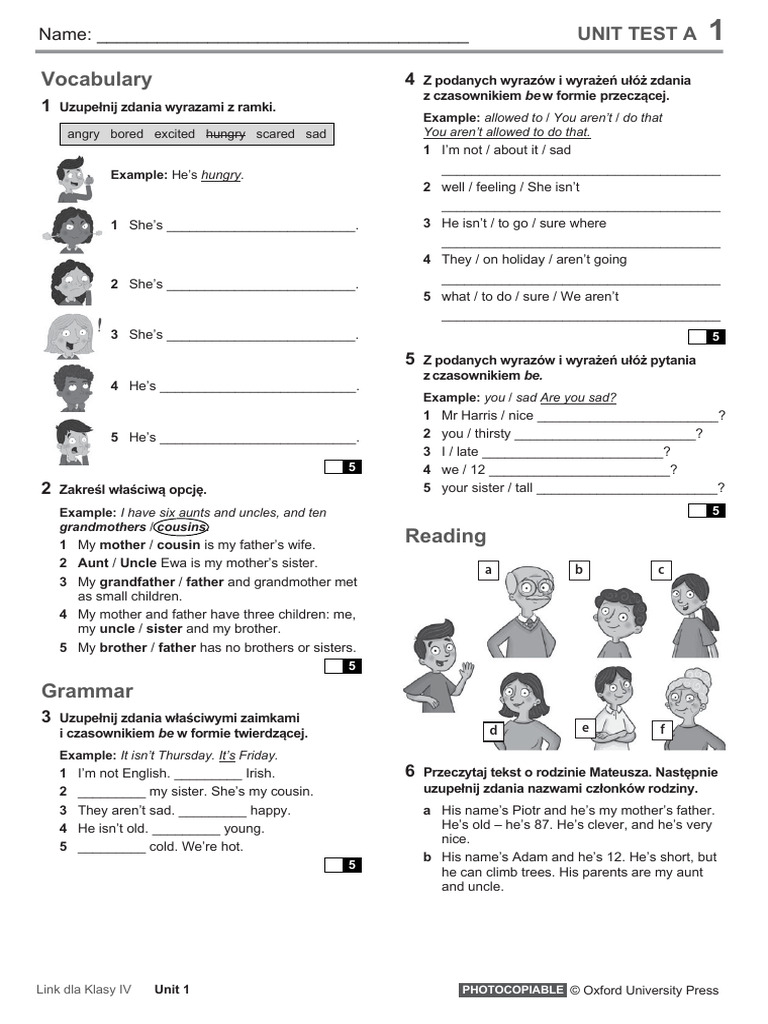 Link L4 U1 Unit TestA | PDF