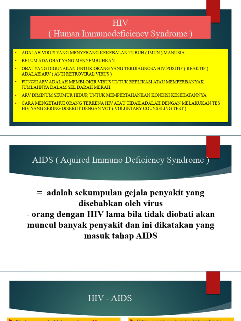 Hiv Materi Kader | PDF | Sains & Matematika