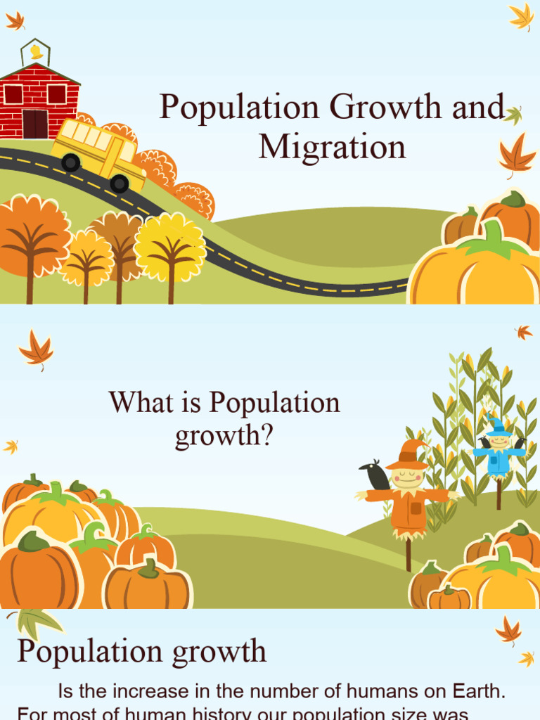 Population Growth and Migration | PDF