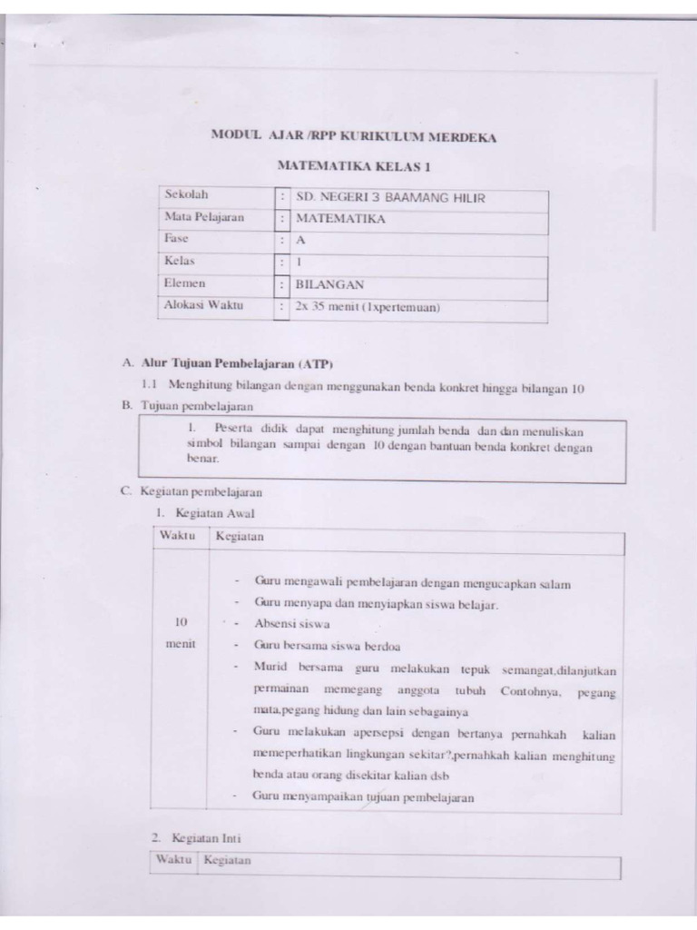 Modul Ajar Kurikulum Merdeka | PDF