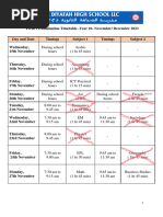 Pupil Prelim Timetable 2025 Final | PDF
