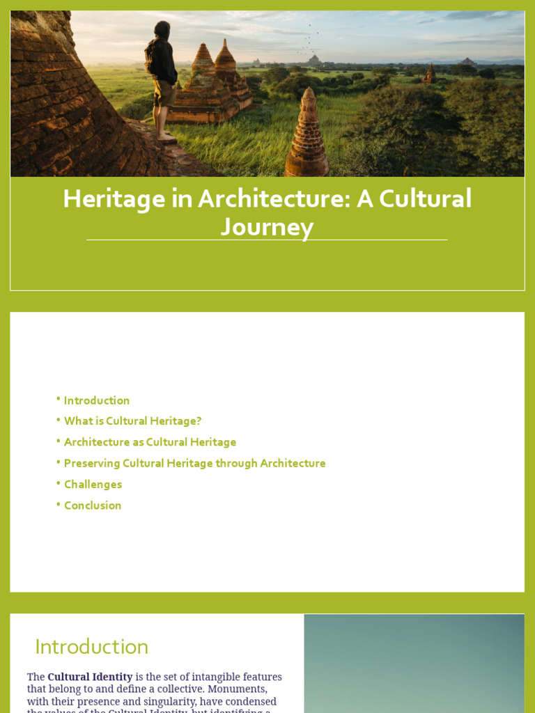 Heritage in Architecture | PDF | Cultural Heritage | Cultural Education